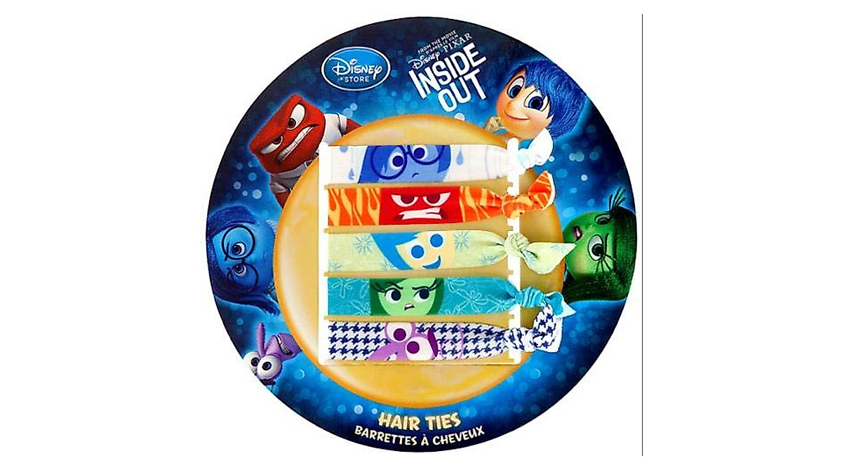Inside Out Hair Tie Set - Express Your Emotions