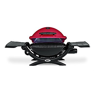Weber Q1200 Liquid Propane Grill, Red