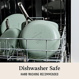 Calphalon® Ceramic Nonstick 8" and 10" Frying Pan Set, Silver Ash