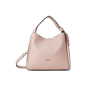 Kate Spade New York Knott Pebbled Leather Medium Crossbody Tote - Bags for Women - Magnetic Snap Closure Mochi Pink One Size One Size