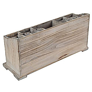 Creekview Home Emporium Wooden Cosmetic Storage - 3 Drawer Rustic Makeup Organizer for Beauty Products, Brushes, Jewelry