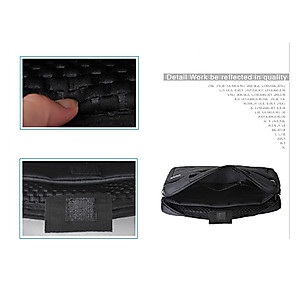 18 Inch Laptop Bag Briefcase Case fits up to 18.4 Inches Notebook Computer Waterproof Shockproof for Men Black