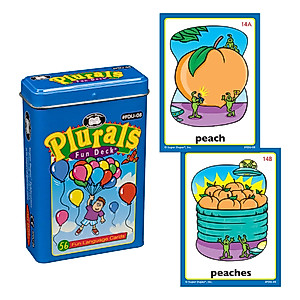 Super Duper Publications | Plurals & Irregular Plurals Fun Deck Flash Cards Bundle | Educational Learning Resource for Children