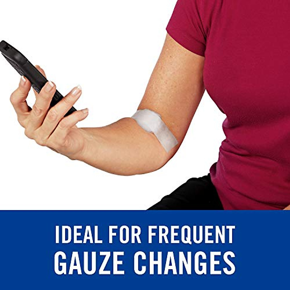 Nexcare Gentle Paper Tape, Medical Paper Tape, Secures Dressings and Lifts Away Gently - 1 In x 10 Yds, 6 Rolls of Tape