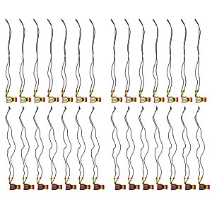 Milisten 28 Pcs African Tambourine Pendant Mini African Drum Pendant Drum Player Necklace African Drum Craft Para Hombres Personalized Drum Necklace Pendant Log Congo Wood Man