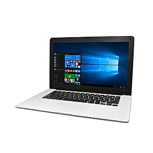 Ematic EWT144WH 14.1" HD Quad-Core 32GB Laptop with Windows 10