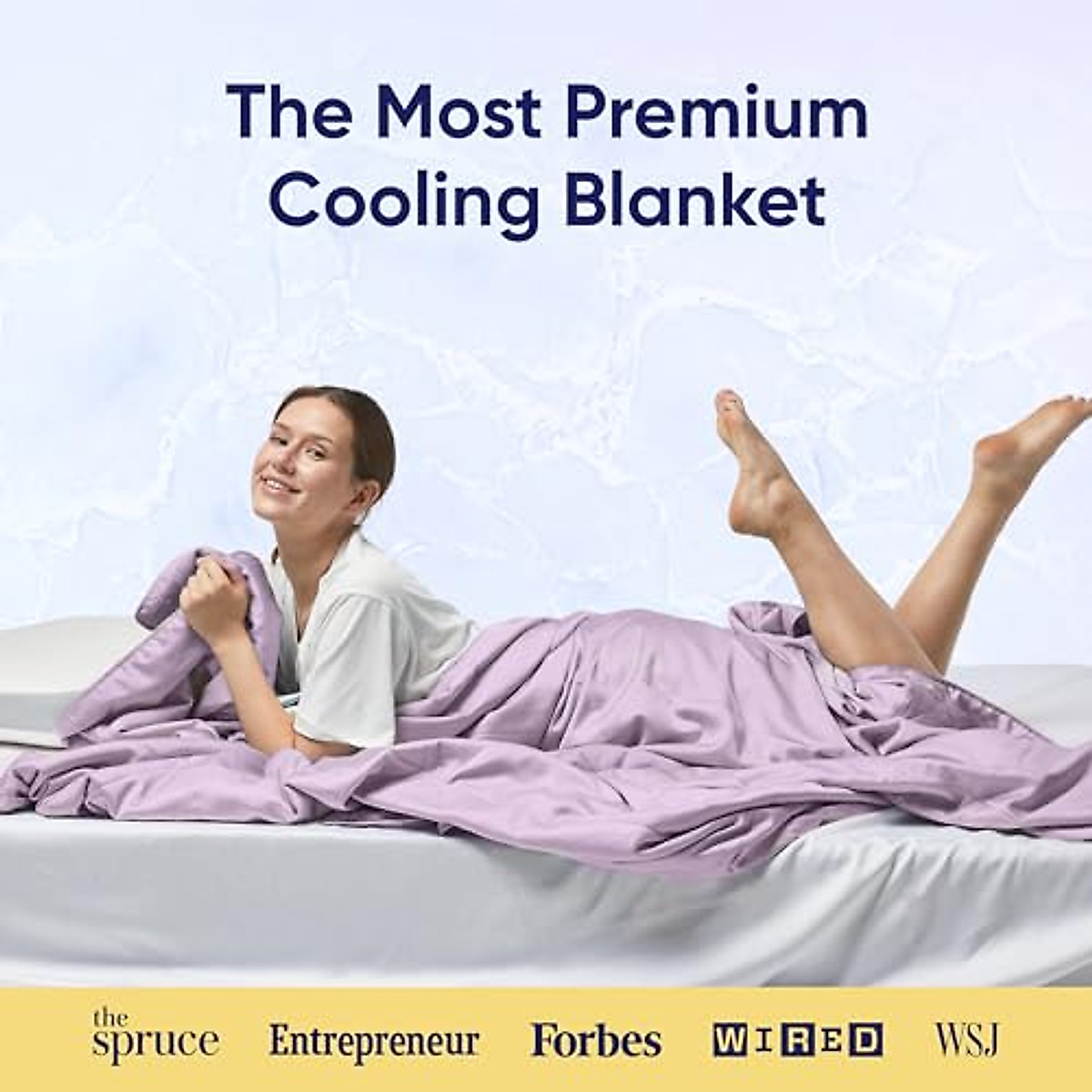 Vesta Washable Silk Lightweight Comforter, Cooling Blanket for Hot Sleepers, 100% Long Staple Mulberry Silk, Moisture & Thermal Control for Summer Use, Queen Size, Zen Purple