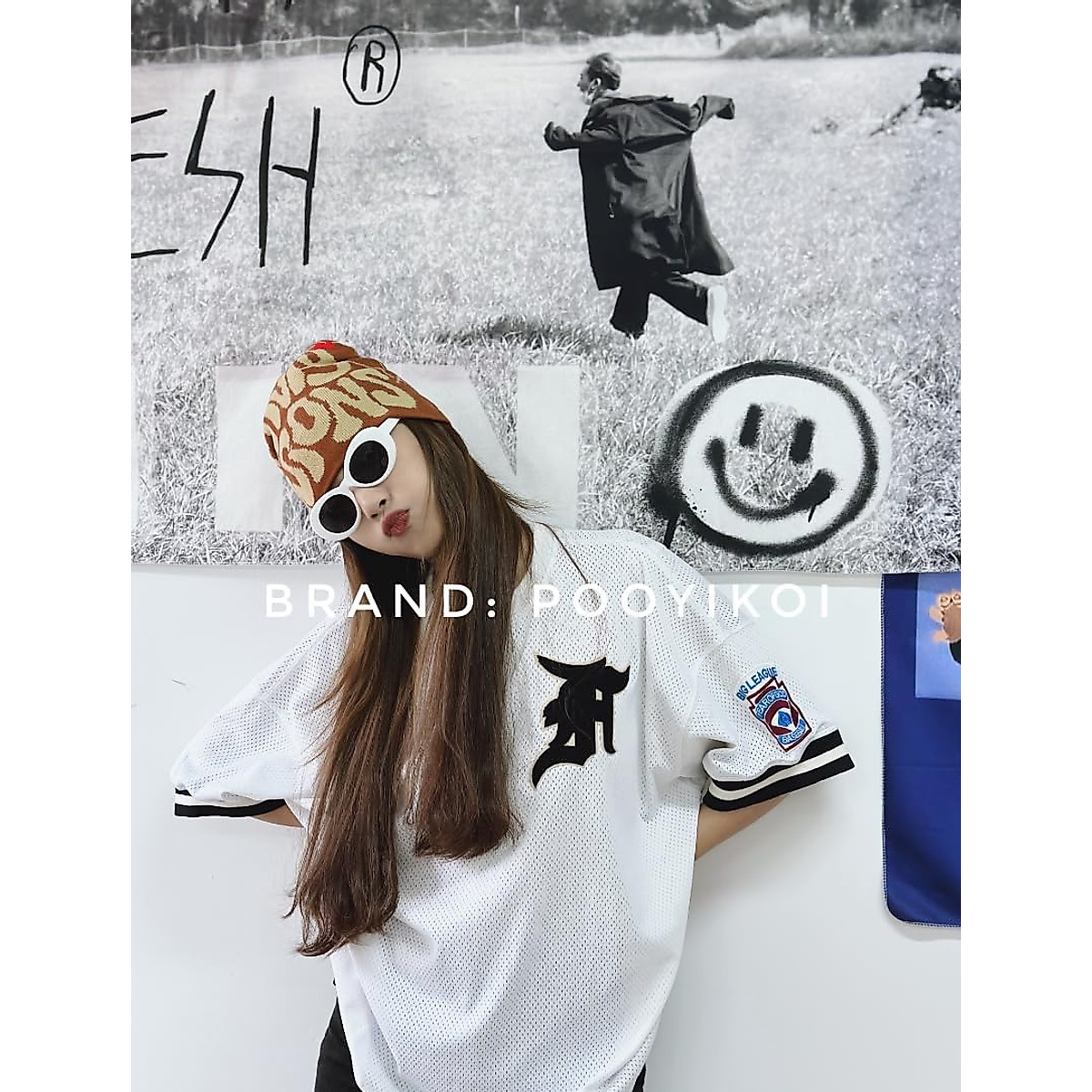 Pooyikoi Knitting Hat Men Women Quality Cap Warm Cap Harajuku Beanie Gothic Spider Pattern Wool Acrylic Y2k Knitted Hat Black Brown