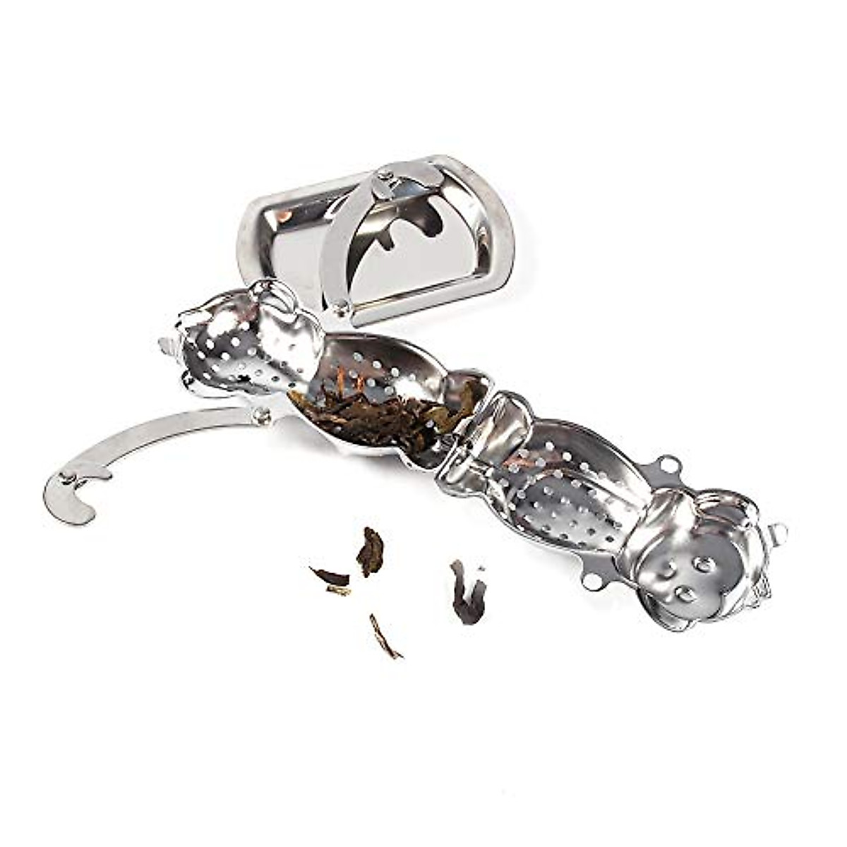 Cute Stainless Steel Loose Tea Leaf Infuser Ball Strainer Filter Diffuser Herbal Spice Monkey