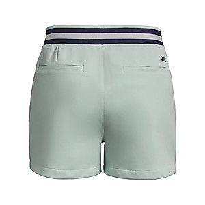 Under Armour Women's Links Club Shorts, Sea Mist (936)/Metallic Silver, X-Large