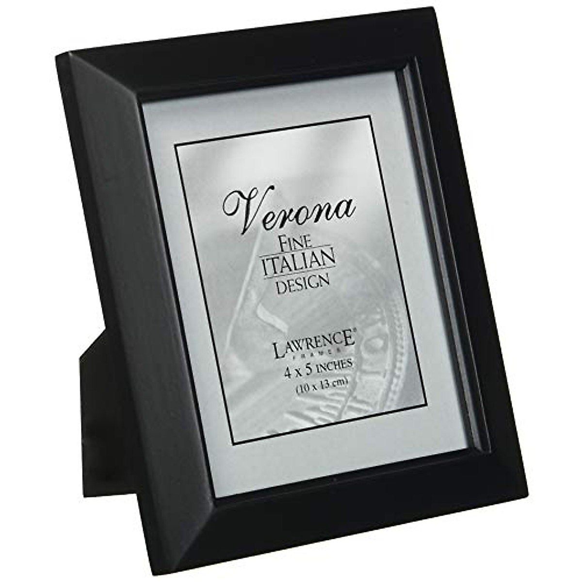 Lawrence Frames Black Wood 4x5 Picture Frame - Estero Collection