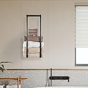 Towel Racks for Bathroom, 30 Inch Bathroom Towel Holder, Bathroom Organizer for Small Space - Stainless Steel, Wall Mounted, Modern