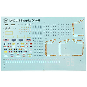 Premium Hobbies USS Enterprise CVN-65 1:600 Model Aircraft Carrier Kit 311V
