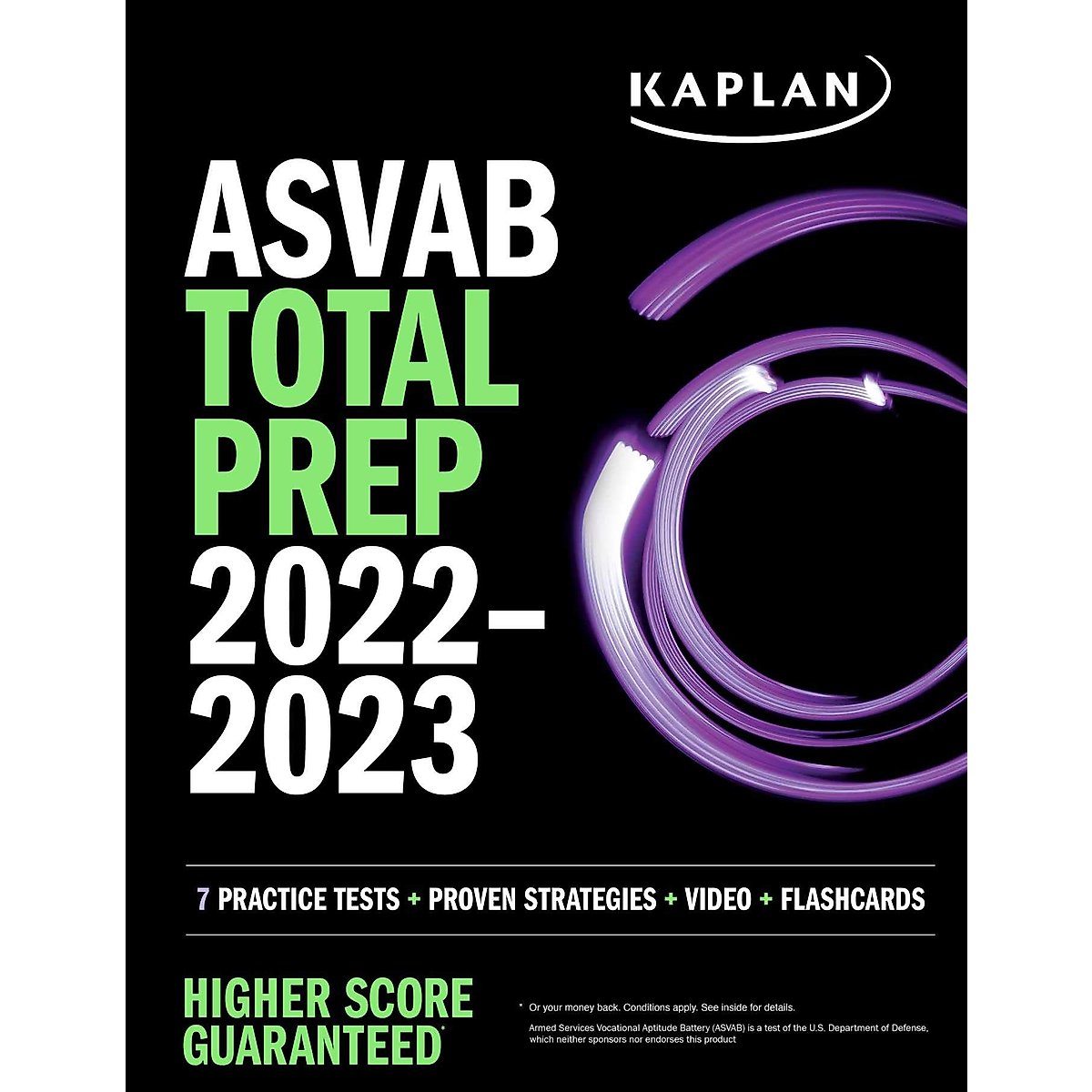 ASVAB Total Prep 2022–2023: 7 Practice Tests + Proven Strategies + Video + Flashcards (Kaplan Test Prep)