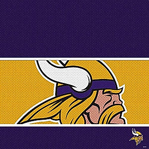Skinit Decal Gaming Skin Compatible with PS4 Pro Console and Controller Bundle - Officially Licensed NFL Minnesota Vikings Zone Block Design