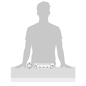 Spectrum Diversified 33300-2 White Mop & Broom Organizer, Plastic, 20 in L x 10 in W x 6 in H