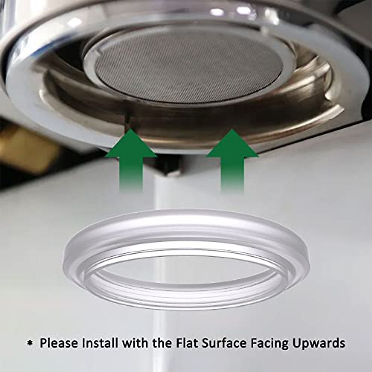 YISH Silicone Group Head Gasket Compatible with De'longhi EC 820/850/860, DEDICA EC680/EC685 & Smeg ECF01