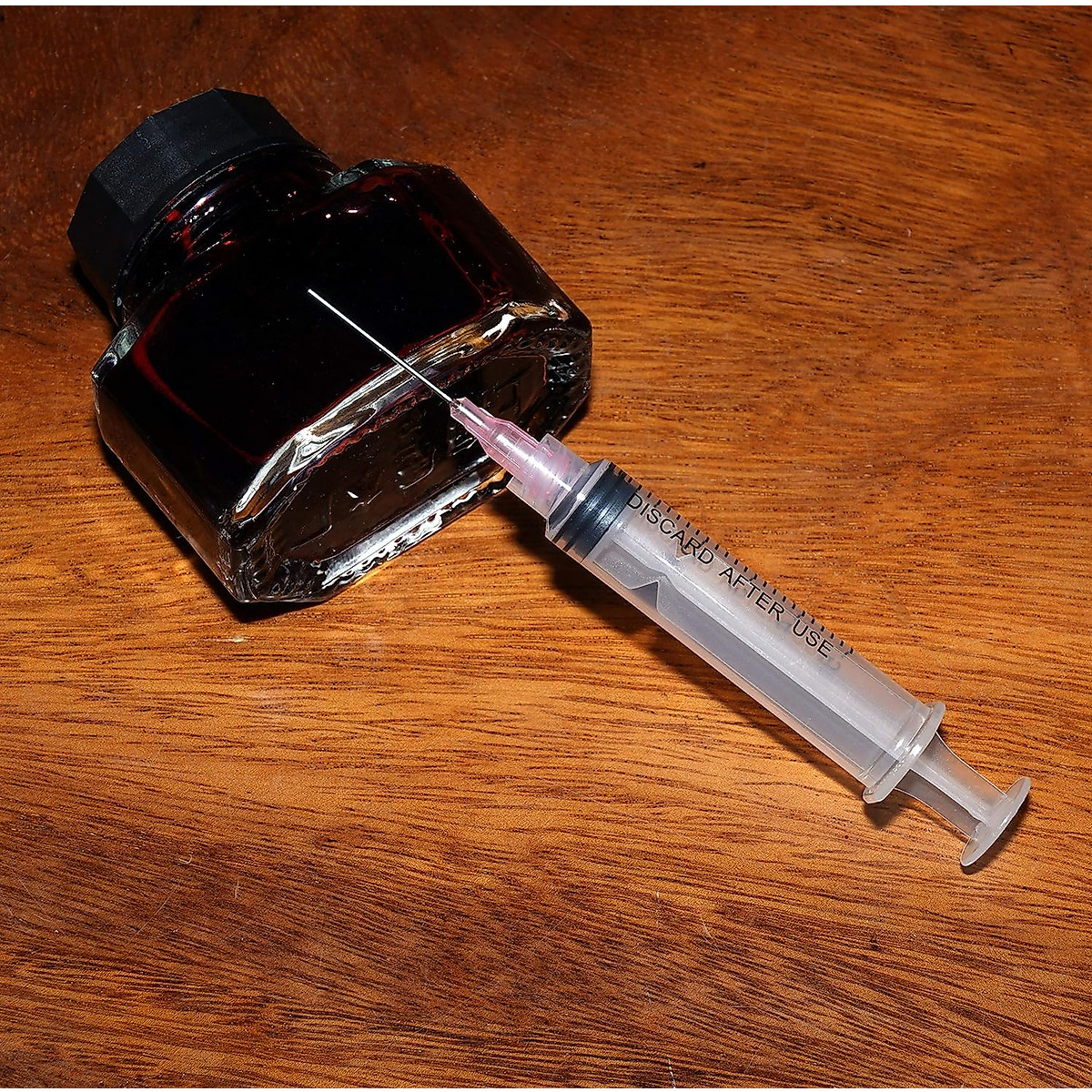 5 Pack 5ML/CC Premium Ink Filling Syringe with Platic Blunt Needle Tip for Fountain Pen