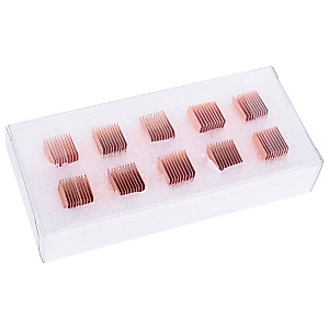 Alphacool 17426 GPU RAM Copper Heatsinks 10x10mm - 10pcs Air Cooling Passive Coolers