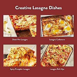 DeLallo Whole Wheat Lasagna Noodles, 9 Ounce Box, 4 Pack, Oven-Ready, 100% Whole Grain Pasta, Made with Durum Wheat, Made in Italy