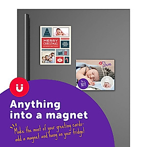 Kedudes Magnetic Sheets with Adhesive Backing - Magnetic Paper - Cut and Customize Flexible Self Adhesive Magnet Sheets (8x10 inch 10pk)