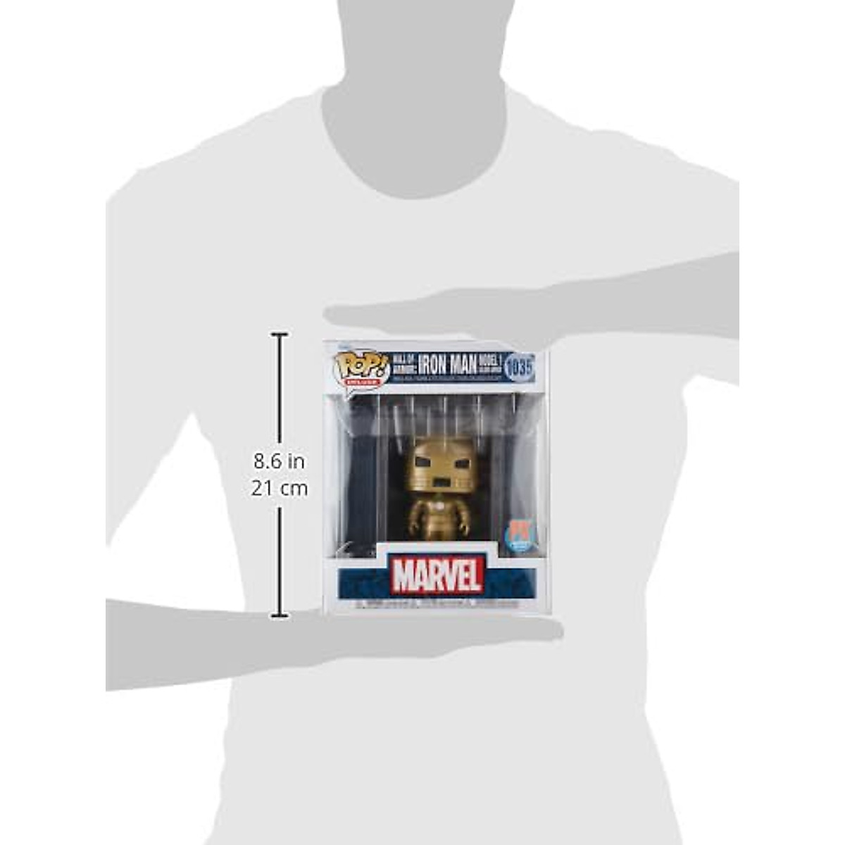 Funko Pop! Marvel: Iron Man Hall of Armor Model 1 Deluxe Vinyl Figure
