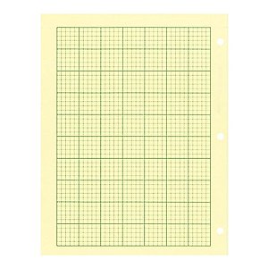 National Computation Pad, 5 x 5 Quad Ruling and Unruled, 8.5" x 11", 100 Sheets (42382)