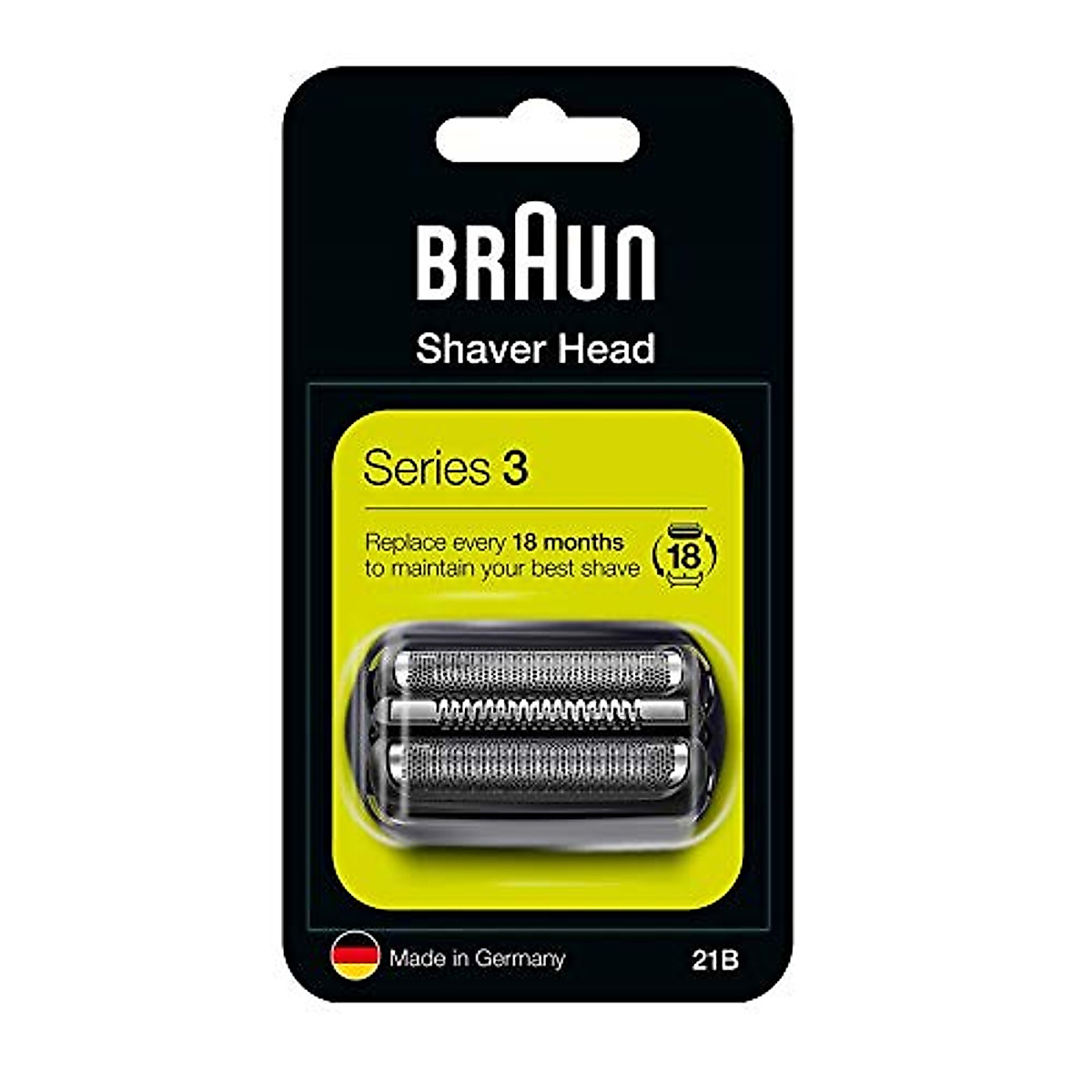 Braun Replacement for 21B Razor Razors Series 3 Black