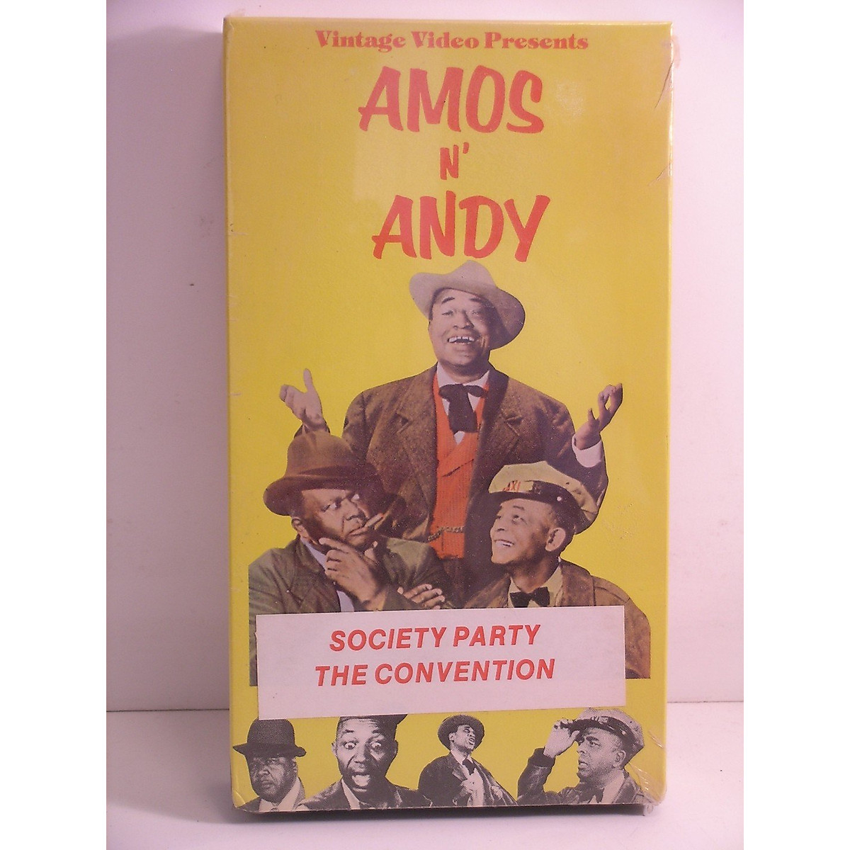 Amos n' Andy TV Show---"Society Party & The Convention"----VHS Video
