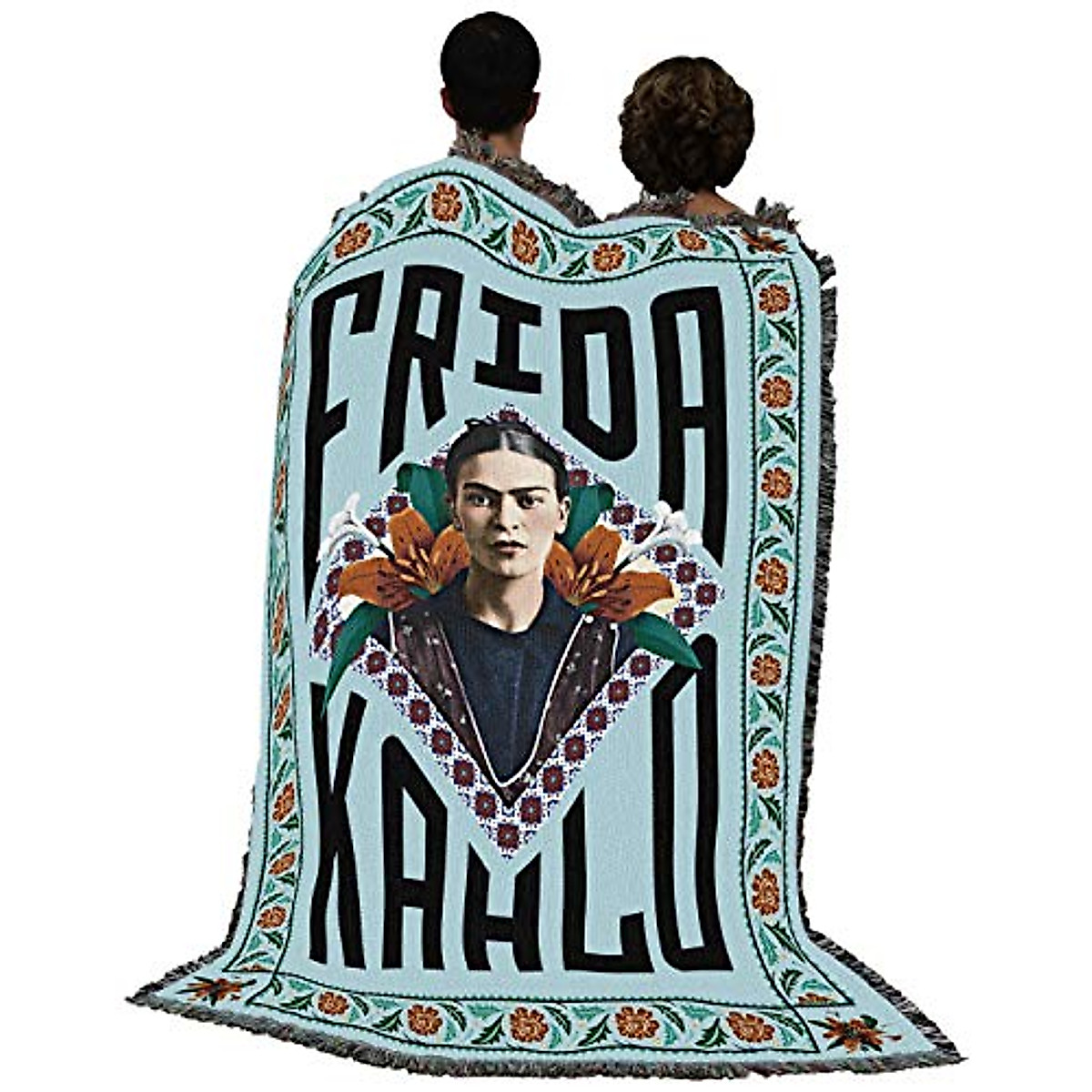 Pure Country Weavers Frida Kahlo - Frida Portrait Blanket - Gift Tapestry Throw Woven from Cotton - Made in The USA (72x54)