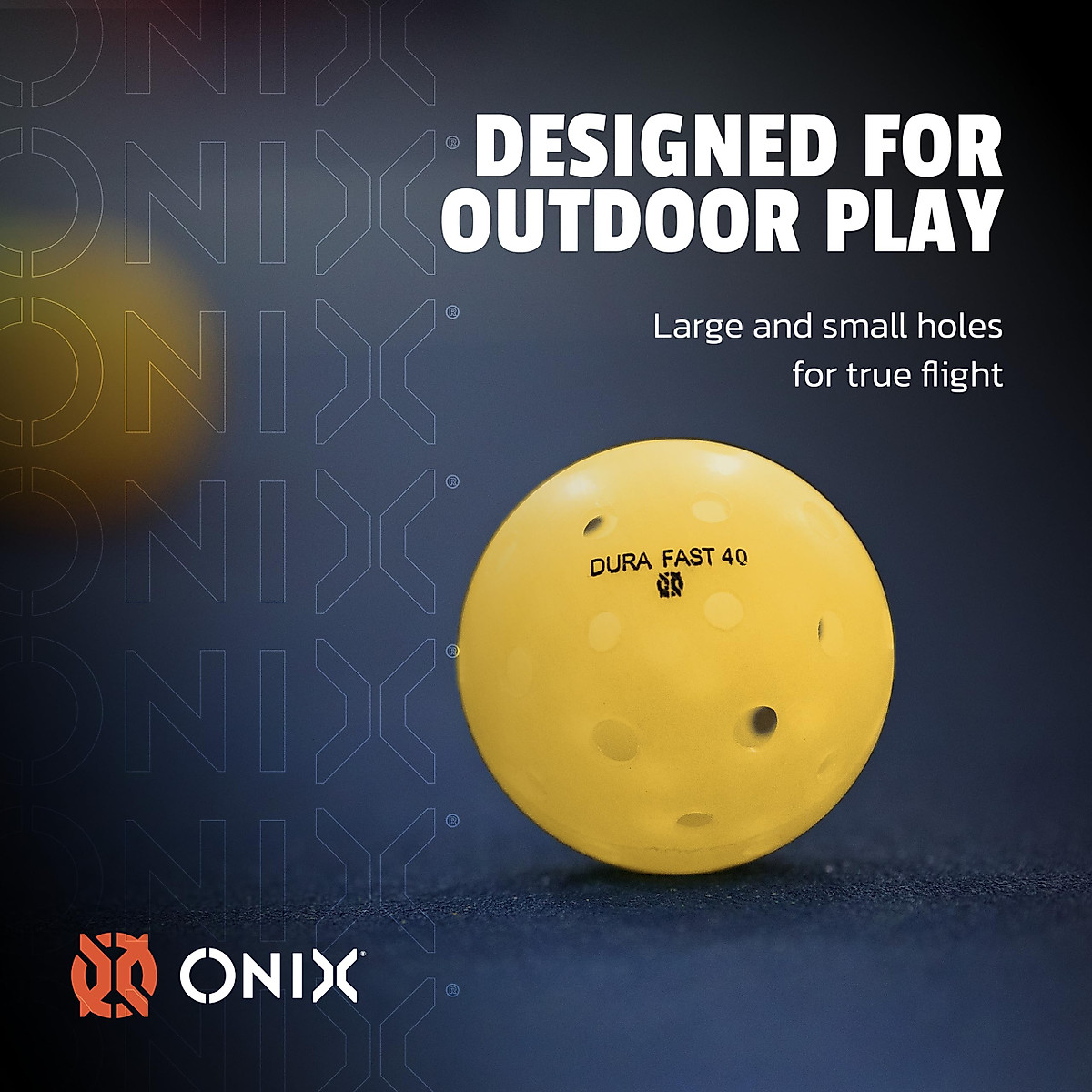 Onix Dura Fast 40 Outdoor Pickleballs – Mixed Colors