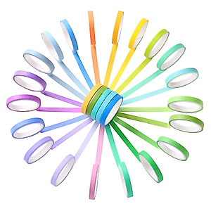 WAPETASHI Washi Masking Tape Set 60 Rolls 5mm (0.2 inch) Wide Decorative Craft Tape Collection for Scrapbook DIY Crafts Gift Wrapping Planners