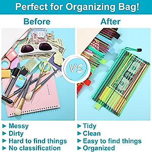 120 Pack Zipper Mesh Pouch Multicolor Pencil Pouch Mesh Bags with Zipper Mesh Cosmetics Bag Pencil Storage Pouch Multipurpose Mesh Toiletry Bag Travel Small Mesh Bag for Office School Travel Accessory