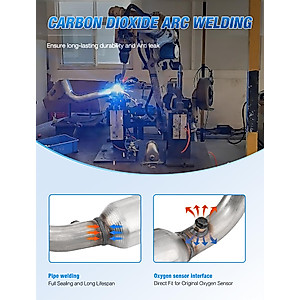 Nilight Catalytic Converter for Ford F250 F350 F450 F550 Super Duty 2005 2006 2007(EPA Standard)