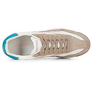 TRETORN Women's Rawlins Casual Lace-Up Sneakers, Taupe, 11
