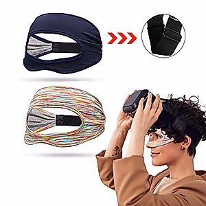 VR Eye Mask Cover Breathable Sweat Band VR Headsets Virtual Reality Headset Cell Phone VR Accessories Face Cover for VR Workouts Use