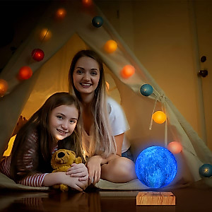 Galaxy Levitating Globe Moon Lamp-16 Colors 3D Printed Levitation Moon Light