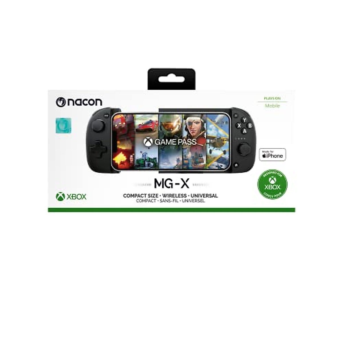 RIG Nacon MG-X for iPhone - MFi Wireless Mobile Gaming Controller for Apple iOS