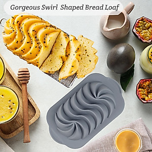 Chicrinum Silicone Bread Loaf Pan, Non-Stick Food Grade Silicone Baking Mold, Meatloaf Pan with Metal Reinforced Frame More Strength