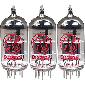 JJ 12AX7 / ECC83 Preamp Vacuum Tubes (Three Pack)