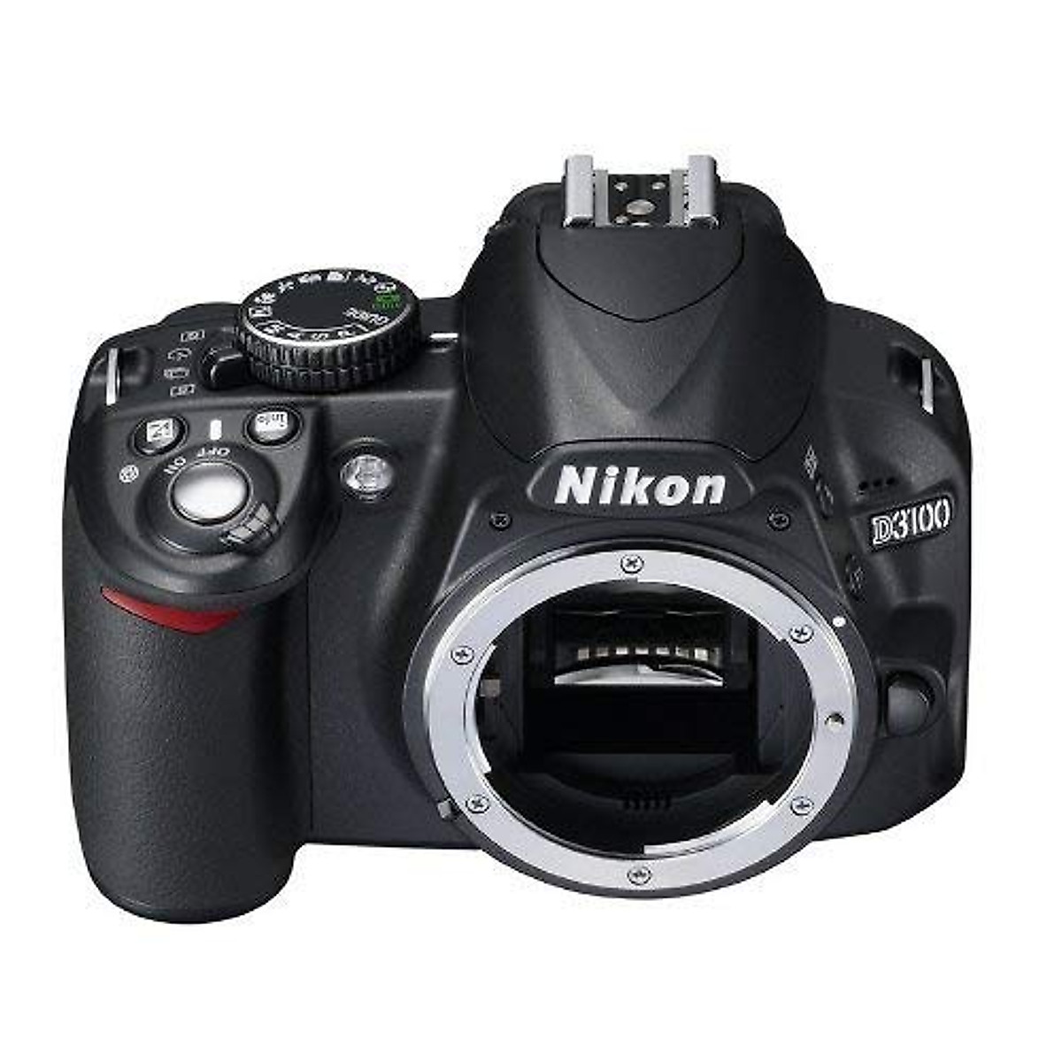Nikon D3100 14.2MP Digital SLR Camera Body Only - (Black) (Kit Box, No Lens) (International Version) (Renewed)