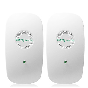 2 Pack Power Saver, Household Power Saver, Electricity Saving Box Energy Saver Power Saving and High Efficiency US Plug (2PC)