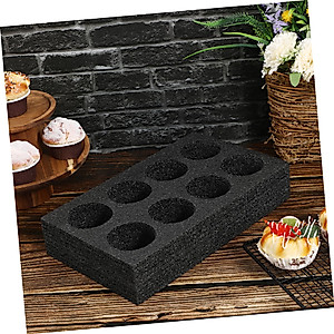 4pcs Milk Tea Cup Holder Outdoor Cup Trays Convenient Cup Holder Foam Drink Holders Reusable Drink Holder for Non-Tipping Cup Holder Take Epe with Tray Foam Stand Travel re-usable