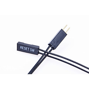 LM YN Motherboard Extension Cable Set 22AWG Silver Plating Cord Gold-Plated Plug Six Kinds POWE LED HDD LED Power SW Reset SW HD Audio Front USB Extension Cable Length 11 inches Compatible with PC