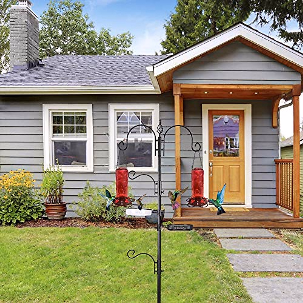 Urban Deco Large Capacity Hummingbird Feeders for Outdoors Hanging Wild ...