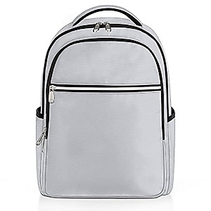 bisibuy St Patrick's Day Clover Leaves Travel Laptop Backpack, 16.1 Inches Computer Backpack, Durable Water-Repellent Travel Backpack for Business College Women Men Gift