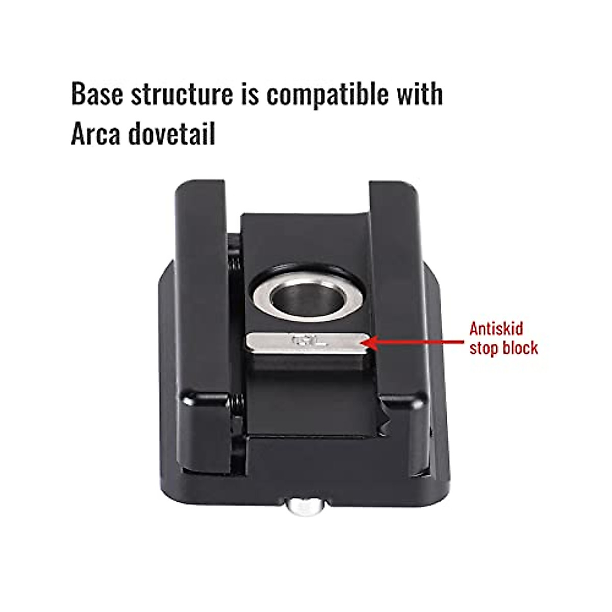 SUNWAYFOTO NP-60 Picatinny NATO Arca-Swiss Tripod Dovetail Adapter Mount Arca Compatible