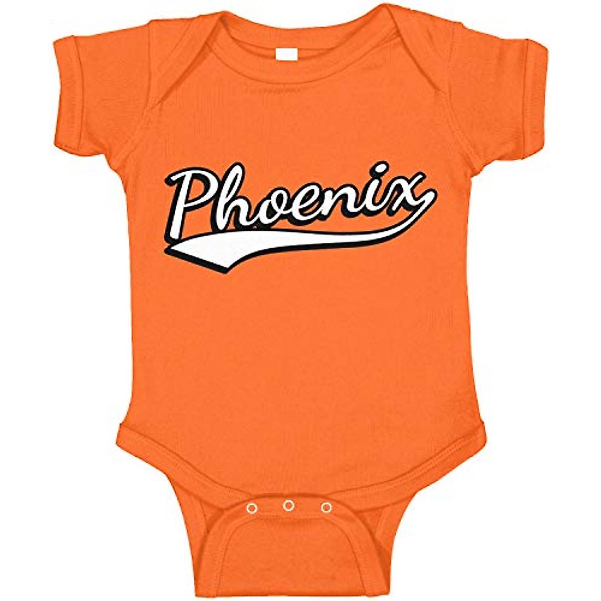 Amdesco Phoenix, Arizona Infant Bodysuit, Orange Newborn