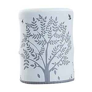 Water Dispenser Bucket Cover,Home Water Dispenser Barrel Covers Durable Fabric Bucket Decor Furniture Cover Protector for Office Or Outdoor (Gray Tree Print)