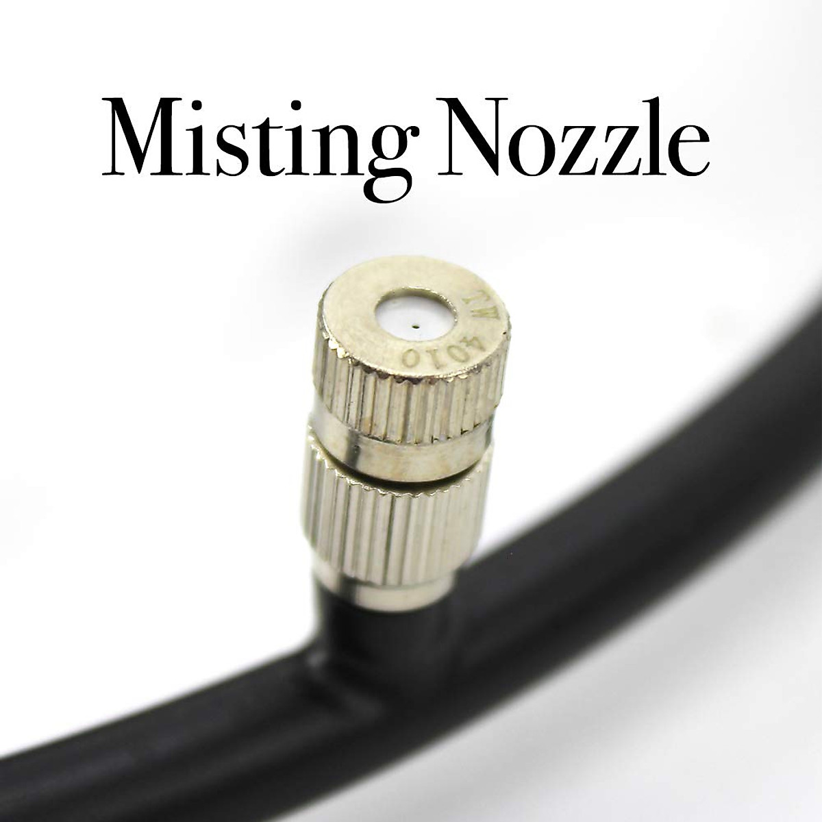 DecoBREEZE Fans Outdoor Misting Kit, One Size, Black